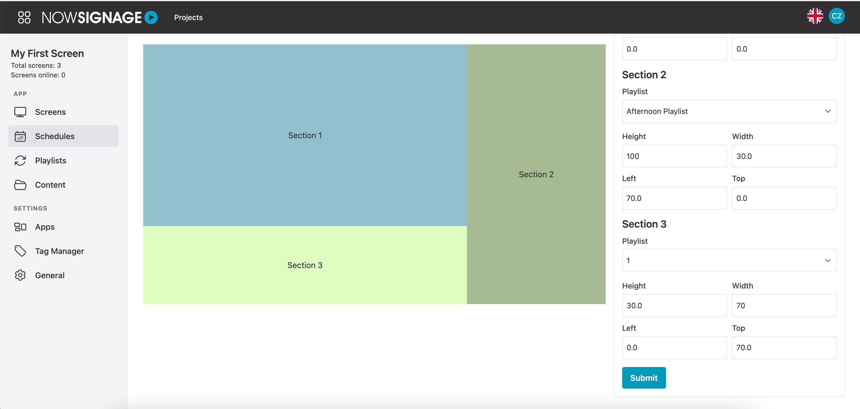How to create a Multi-zone layout